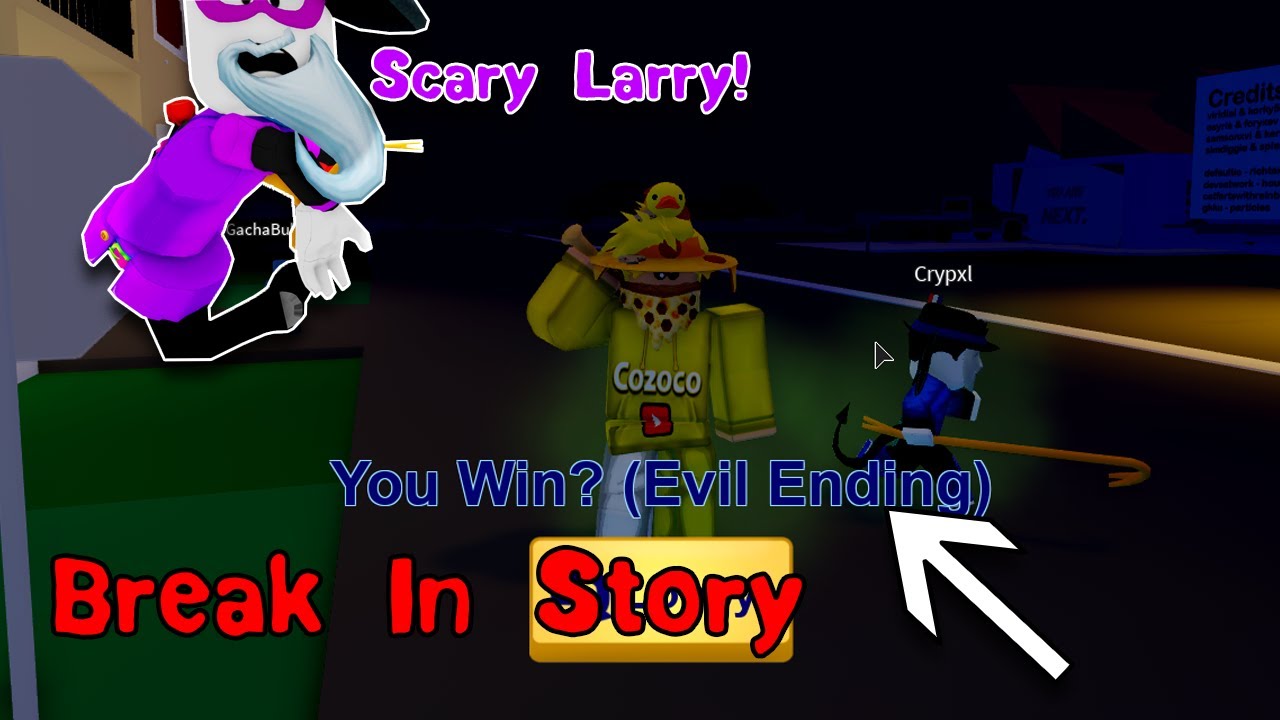 Completed Evil Ending in Break In Story Roblox - YouTube