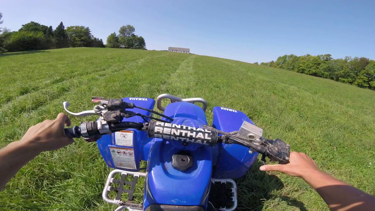 Riding new Yamaha Blaster - YouTube