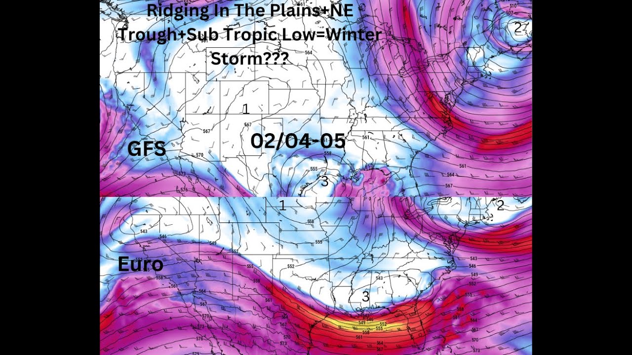 Is A Sneaky Winter Storm Setup Emerging Here? - YouTube