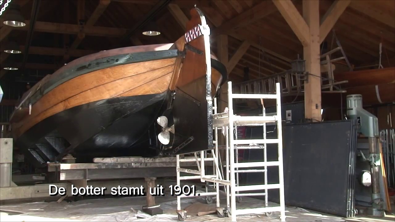 Restauratie Huizer botter HZ1, Margot Schaap - YouTube