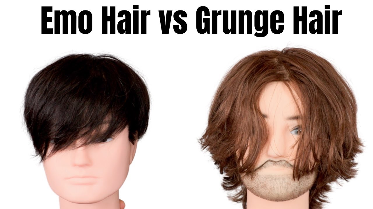 Emo Hair vs Grunge Hair - TheSalonGuy - YouTube