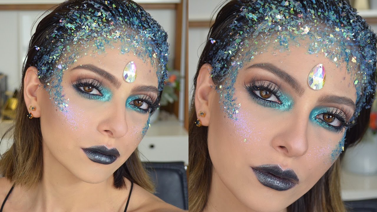 Maquillaje para festival de musica electronica EDC | Anna Sarelly - YouTube