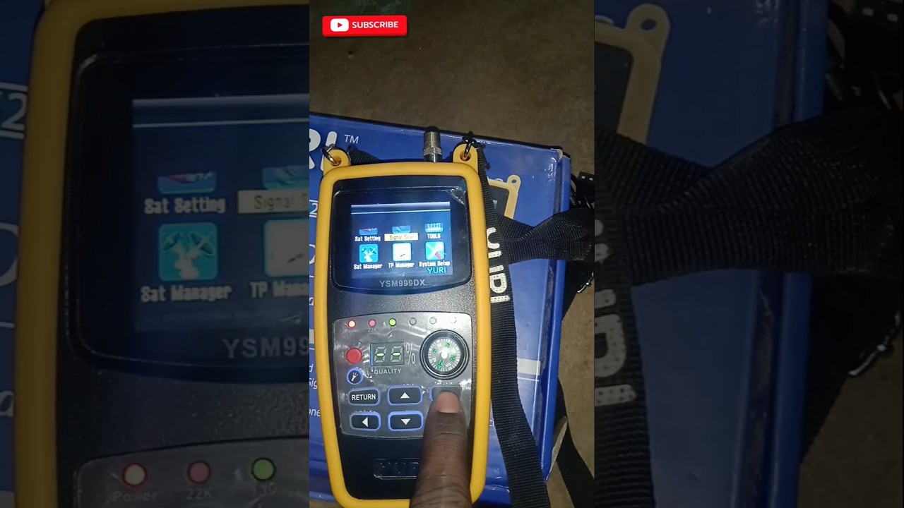 Yuri 999 DX satellite finder free dish TV signal DD DTH Tata sky Airtel ...