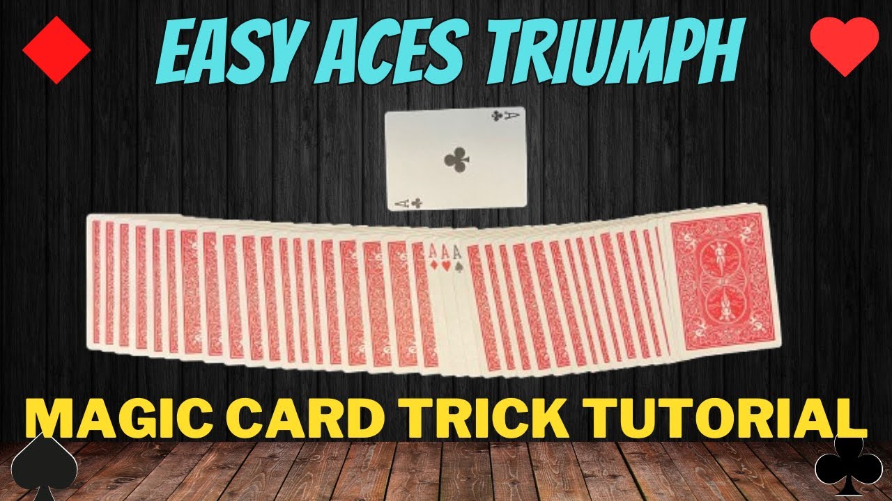Easy Aces Triumph - Magic Card Trick Tutorial - YouTube