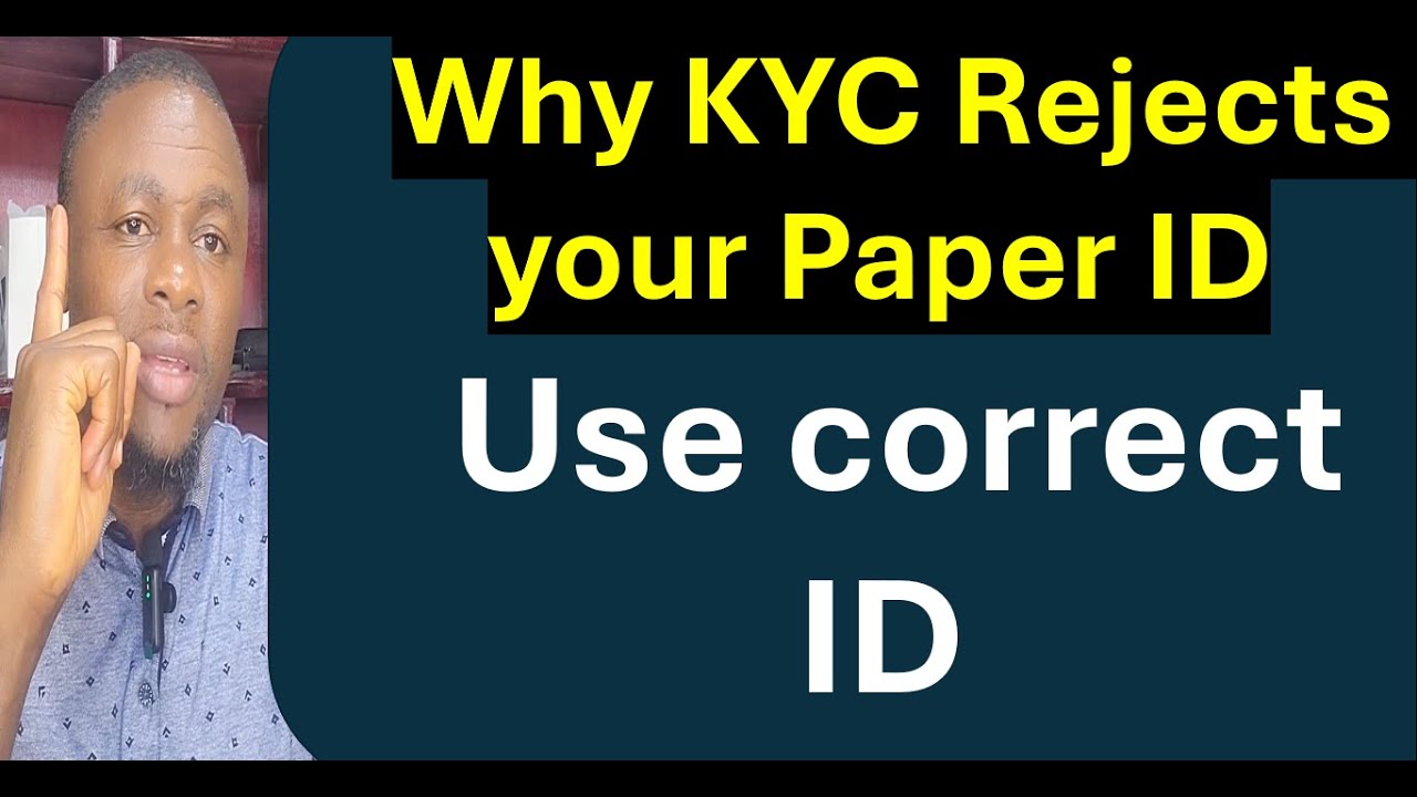 #victorywithash Why KYC rejects your Paper ID || Use the correct ID ...