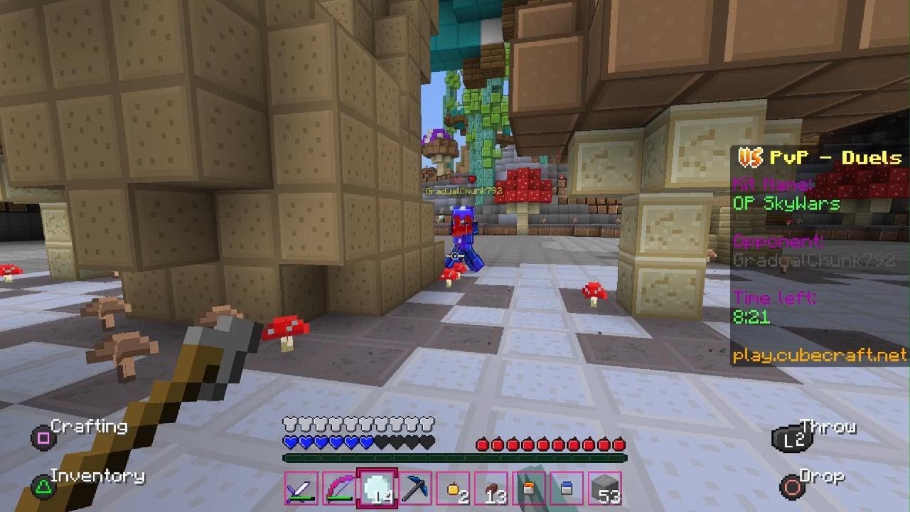 Cubecraft Duels on console 2 - YouTube
