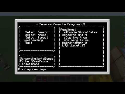 Minecraft ComputerCraft Tutorial 8 - Peripheral - ccSensors - YouTube