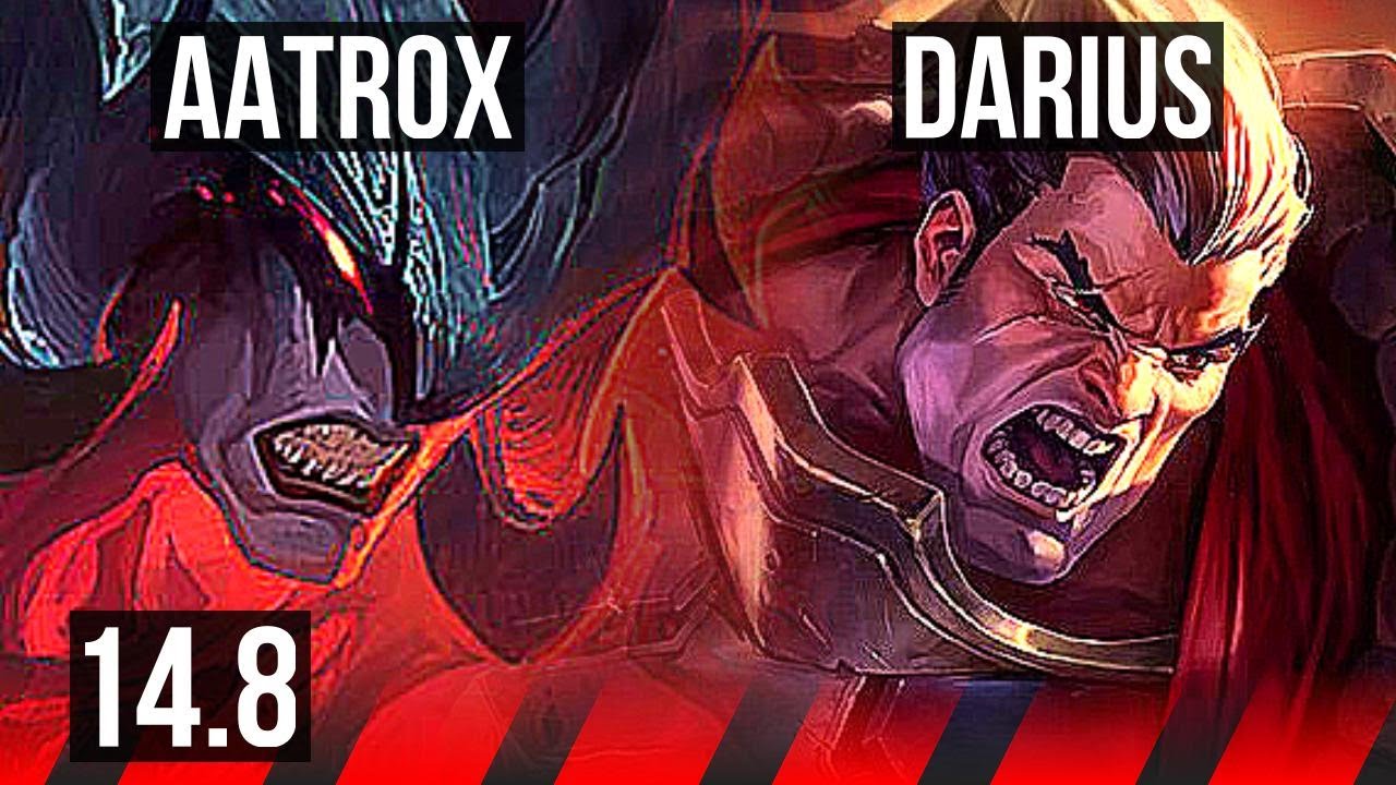 AATROX vs DARIUS (TOP) | 7 solo kills, 600+ games | EUW Master | 14.8 ...