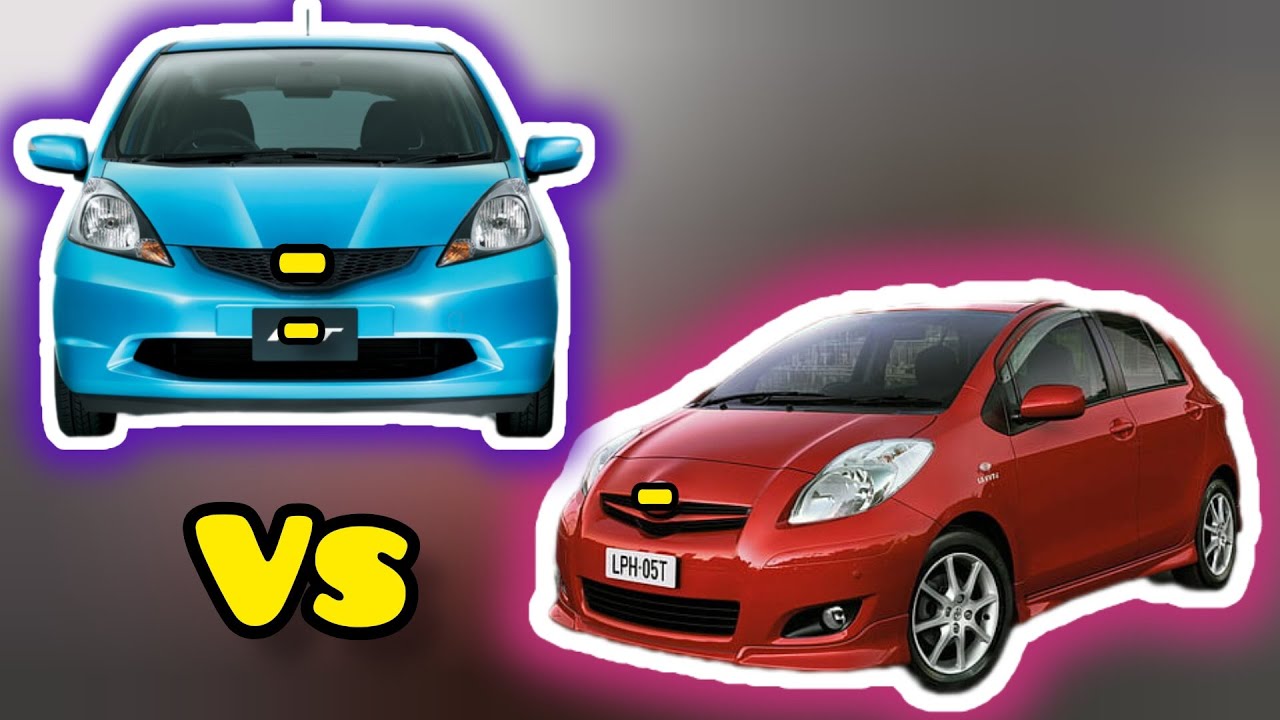Comparativo Toyota Vitz 1.3 2008 VS Honda Fit 1.3 2008 | - YouTube