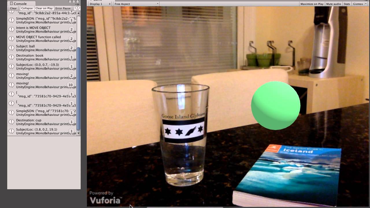 Wit3D: voice control for augmented reality - YouTube
