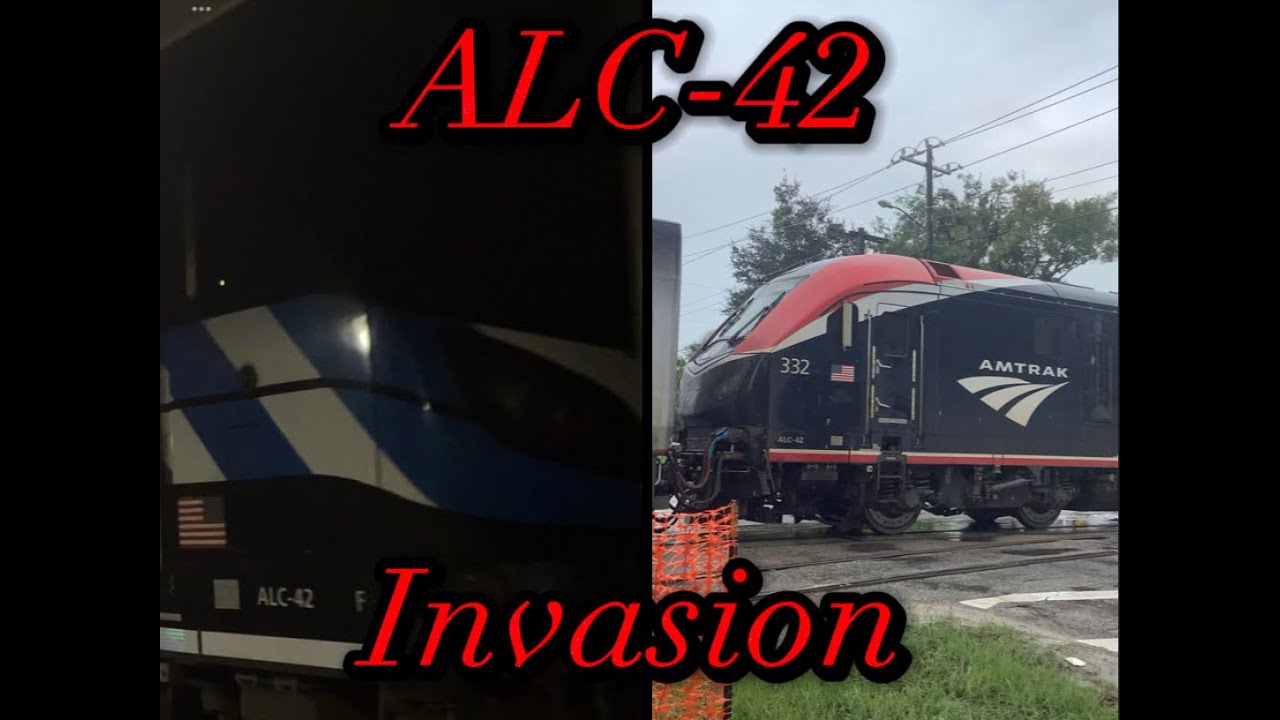 The ALC-42 Invasion Begins! 3 Amtrak ALC-42 Chargers Visit Florida, Ft ...