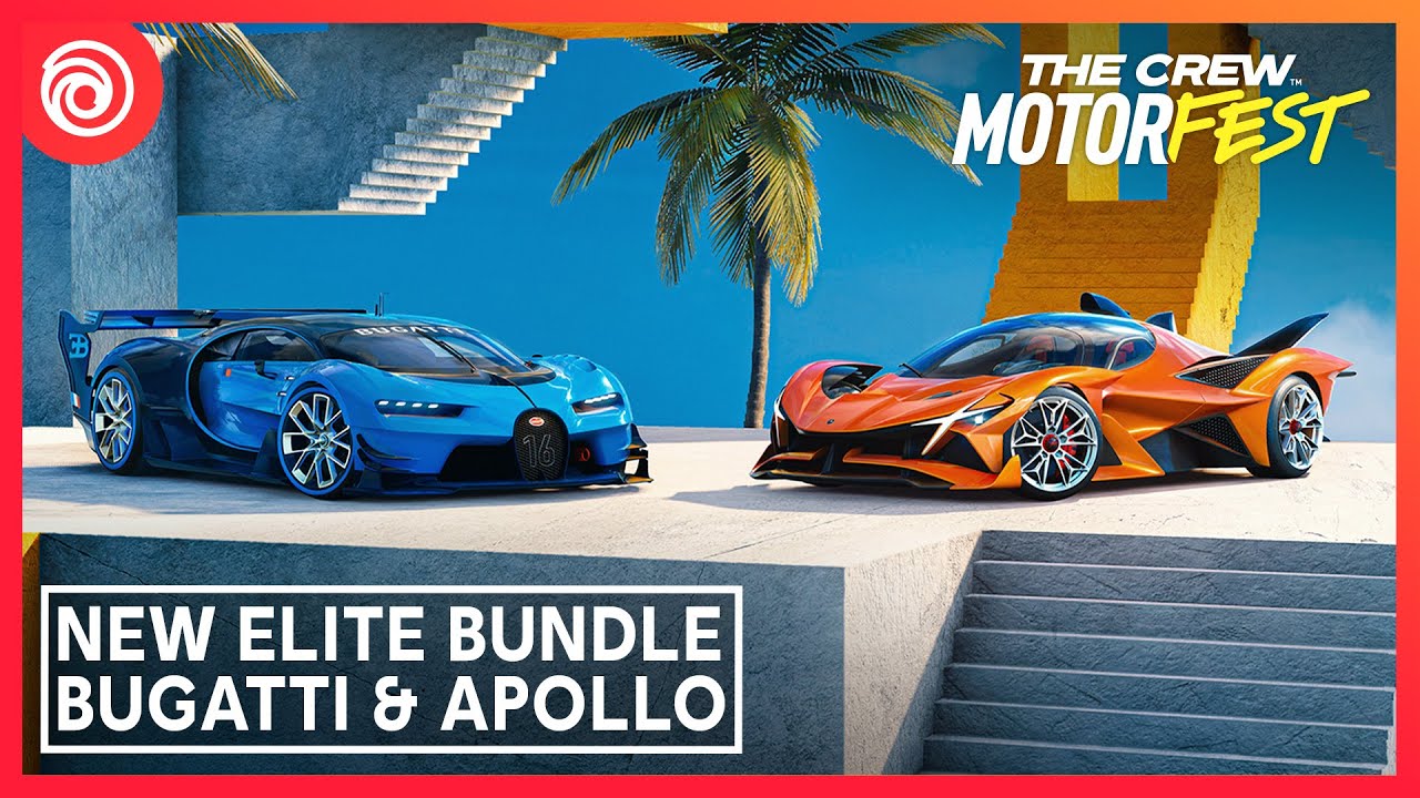 The Crew Motorfest: New Elite Bundle 6 Trailer. Bugatti Vision GT ...