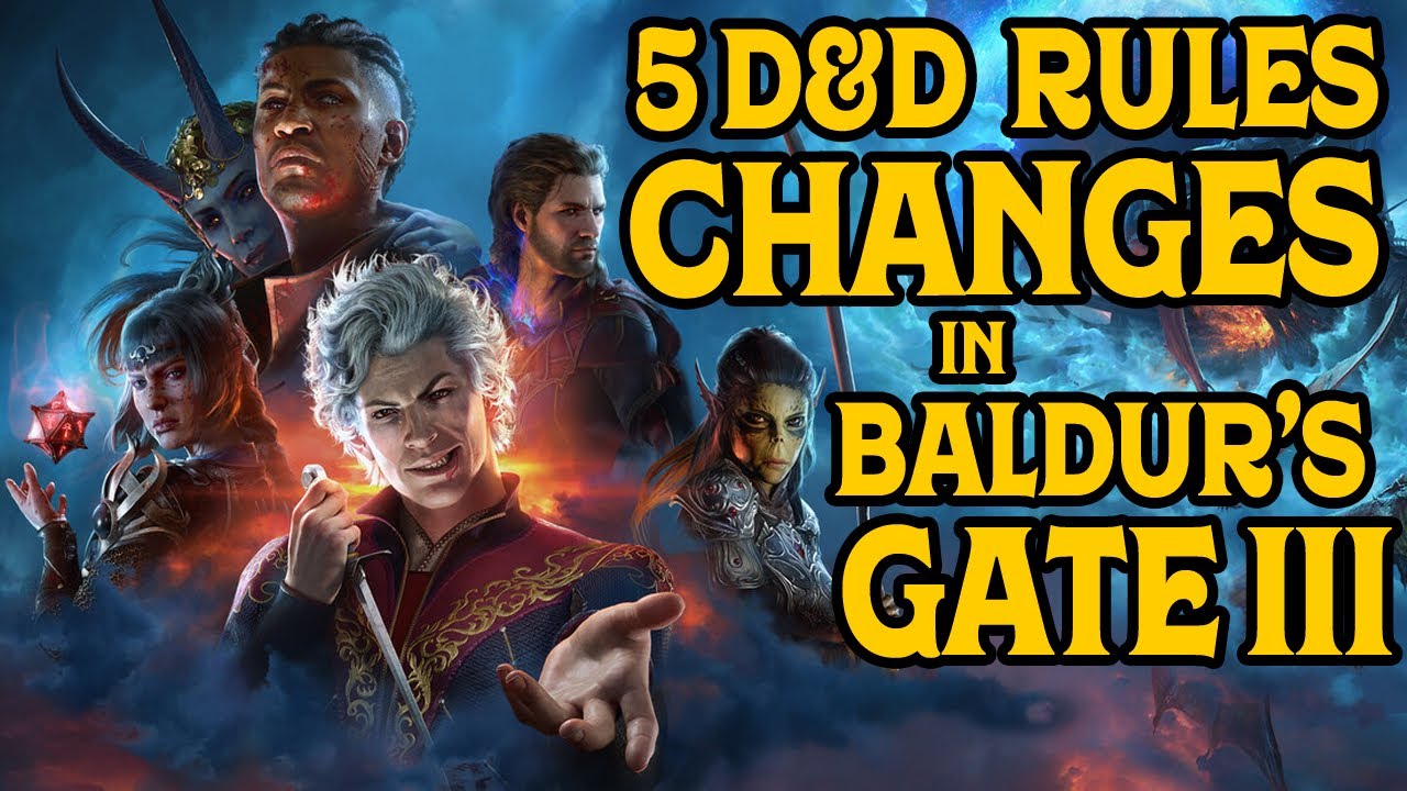 Five Huge D&D 5e Rules Changes in Baldur's Gate 3 - YouTube