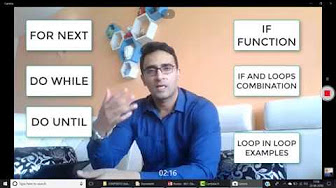 EXCEL VBA- LOOPS HINDI - YouTube