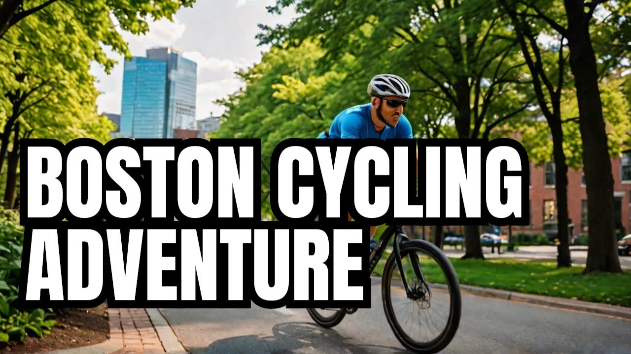 Biking in Boston - Jamaica Plain to Brookline Cycling Route - YouTube