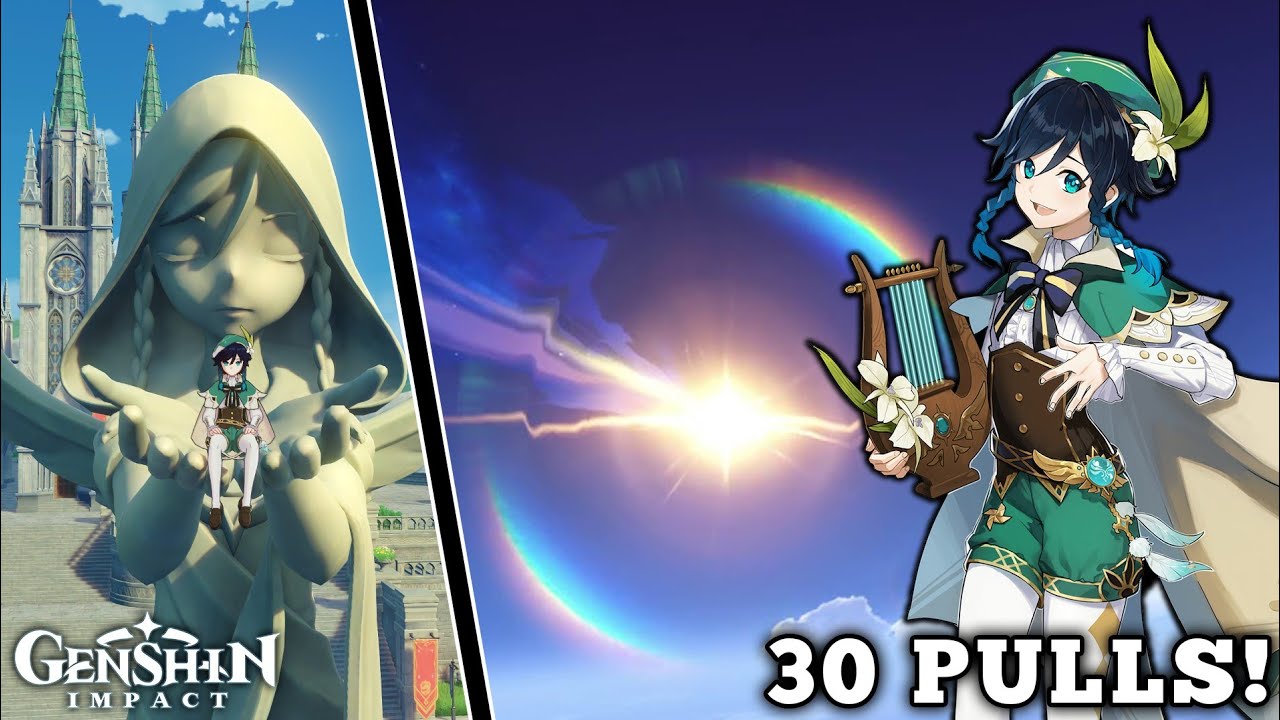 I Used This Ritual To Get Venti | Lucky Spot | Venti Pulls (Genshin ...