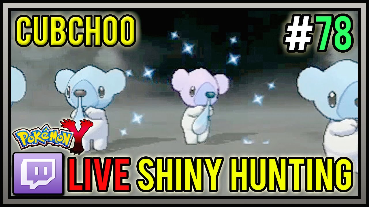 [Live] Shiny Cubchoo at 69 Horde Encounters | Live Shiny Pokemon #78 ...