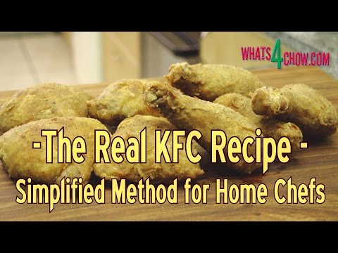 How to Make REAL KFC - The Simplified Version - The REAL KFC Fried ...