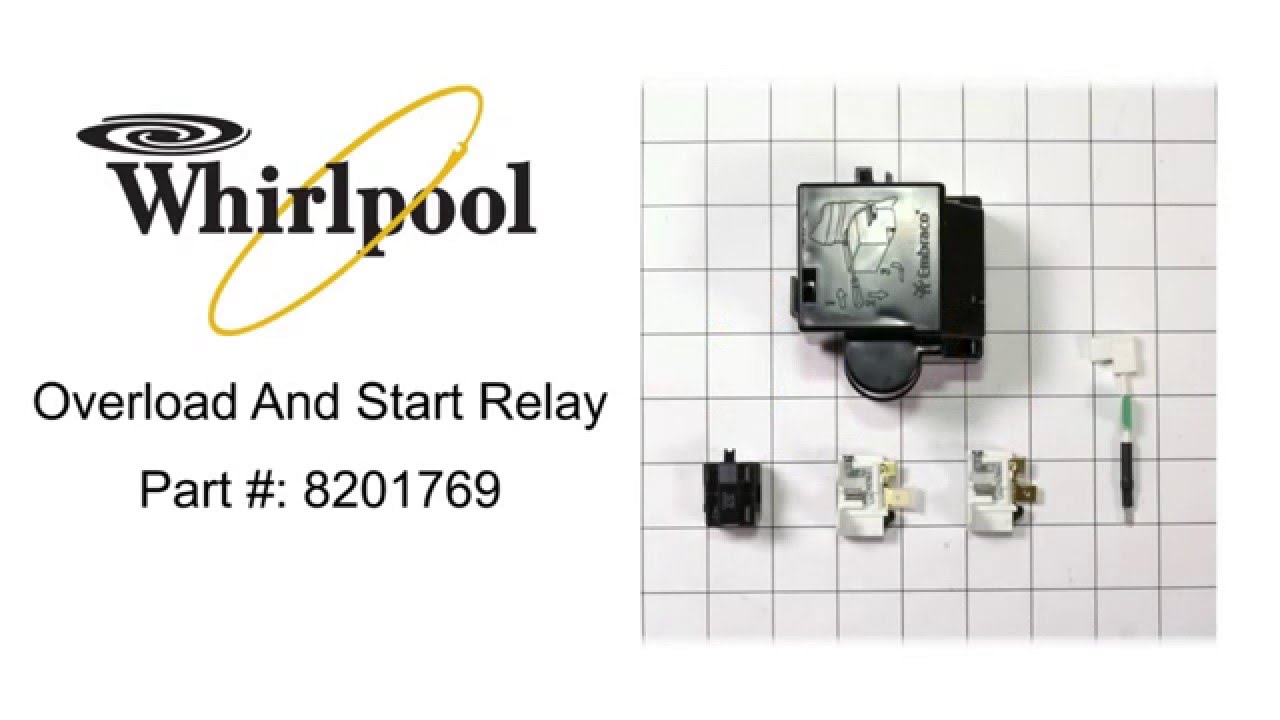 Whirlpool Overload and Start Relay Part #: 8201769 - YouTube