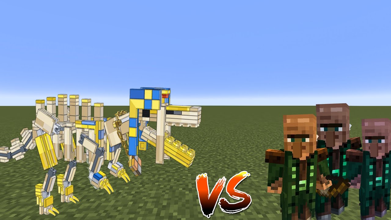 Ancient Remnant Vs 500 Guard Villagers Minecraft Mob Battle - YouTube