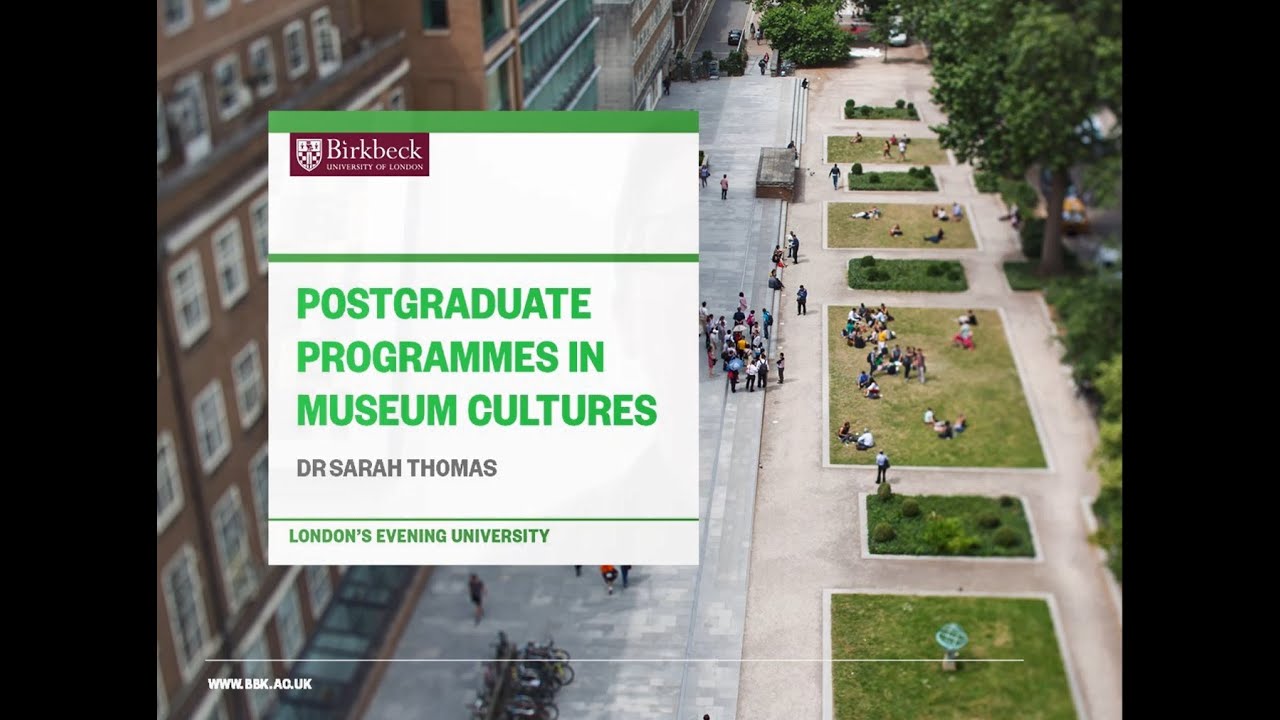 Postgraduate programmes in Museum Cultures Webinar - YouTube