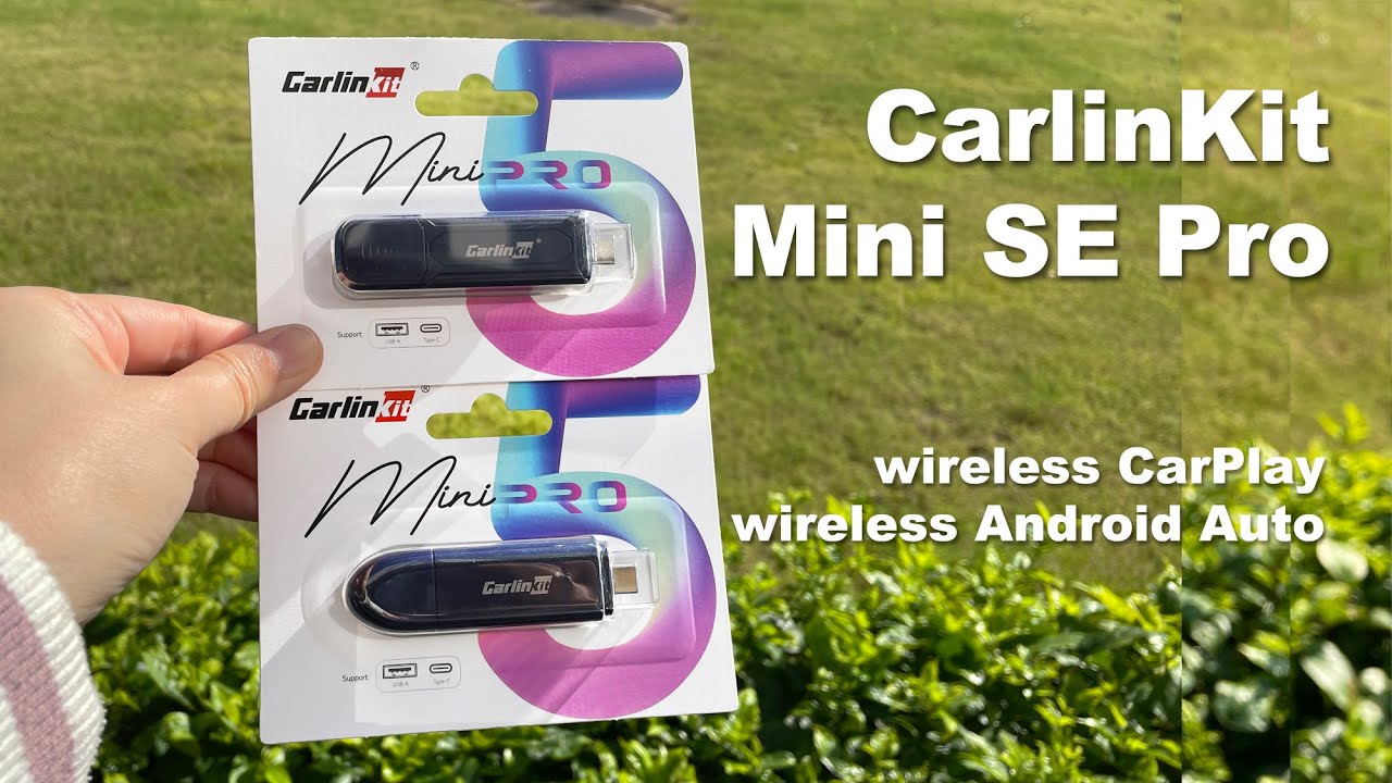 NEW! CarlinKit Mini SE Pro-Wireless CarPlay/Android Auto 2 in 1 adapter ...