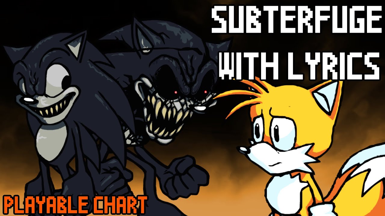 Subterfuge WITH LYRICS | PLAYABLE CHART | FNF Sonic Legacy Cover - YouTube
