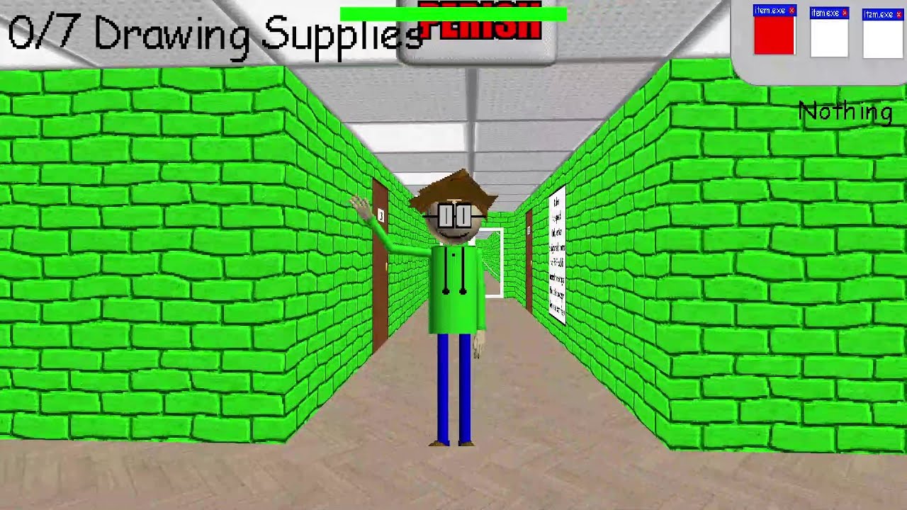 BALDI'S BROTHER...?!? (Baldi's Basics V1.4.3 Mod) - YouTube
