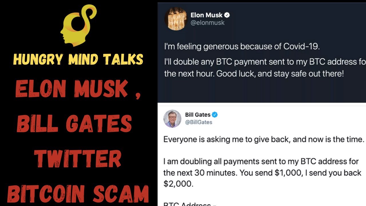Bitcoin Scam Twitter | Elon Musk | Barack Obama | Bill gates| Hungry ...