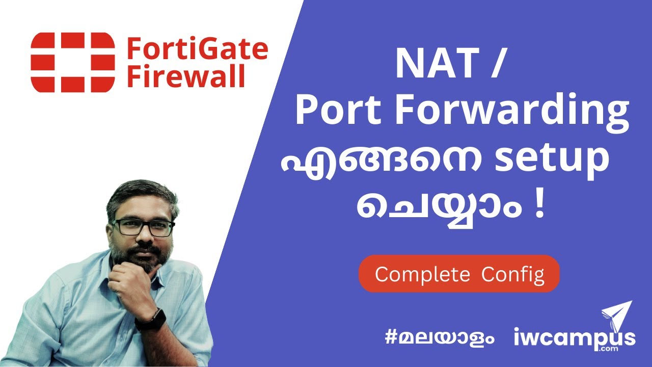 Fortigate Virtual IP NAT Port Forwarding | fortinet fortigate training ...