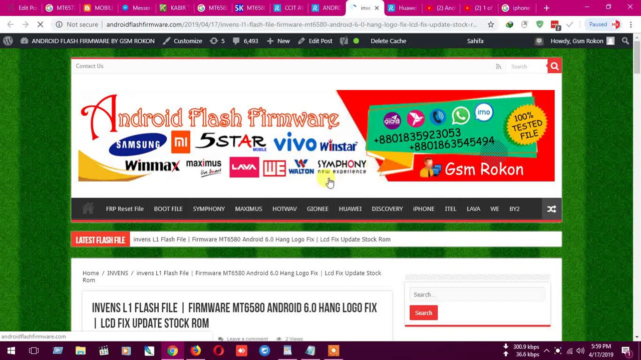 invens L1 Flash File | Firmware MT6580 Android 6.0 Hang Logo Fix | Lcd ...