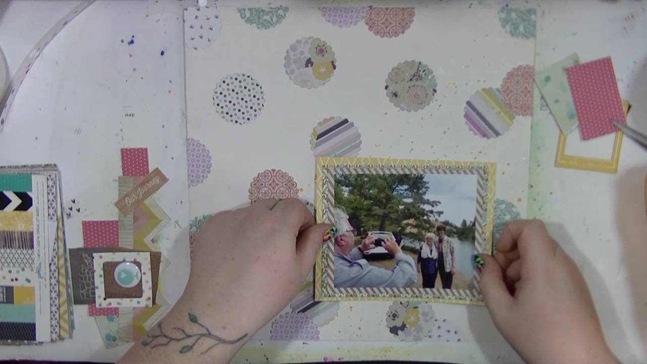 Scrapbooking Process Video Captured - YouTube