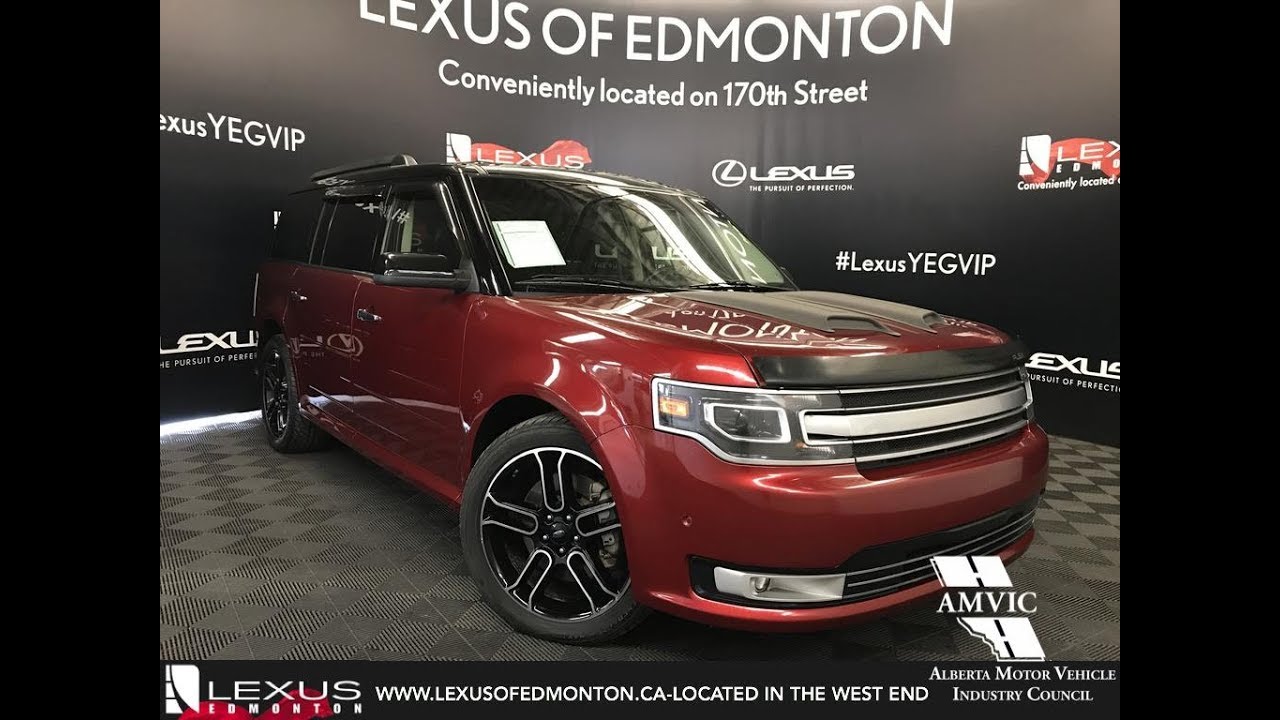 Used Red 2013 Ford Flex Limited Walkaround Review Fort Saskatchewan ...