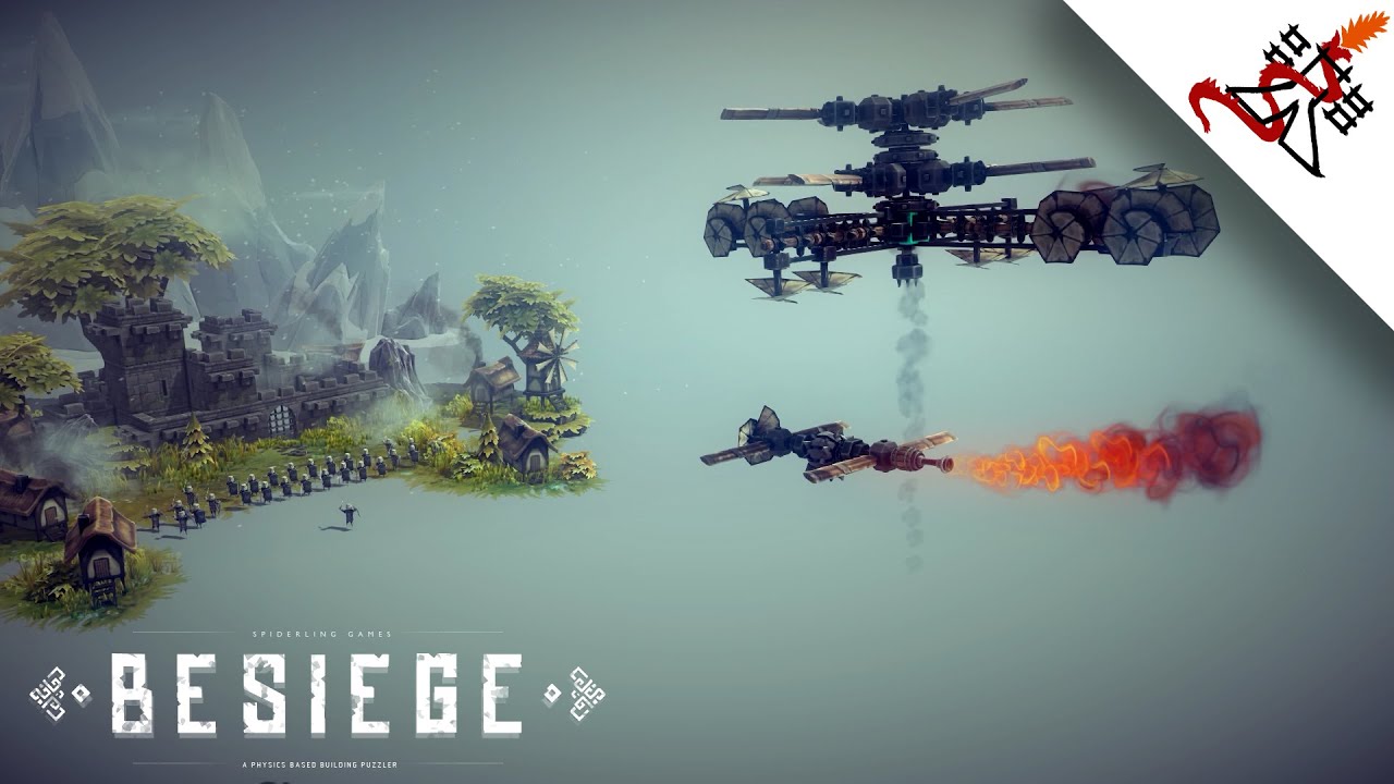Besiege - Helicopter with Missile by junohlee - YouTube