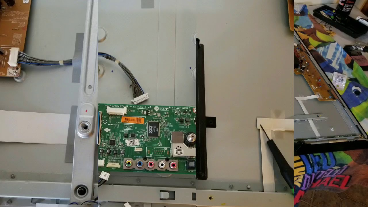 How to repair a HDMI conector on a tv - YouTube