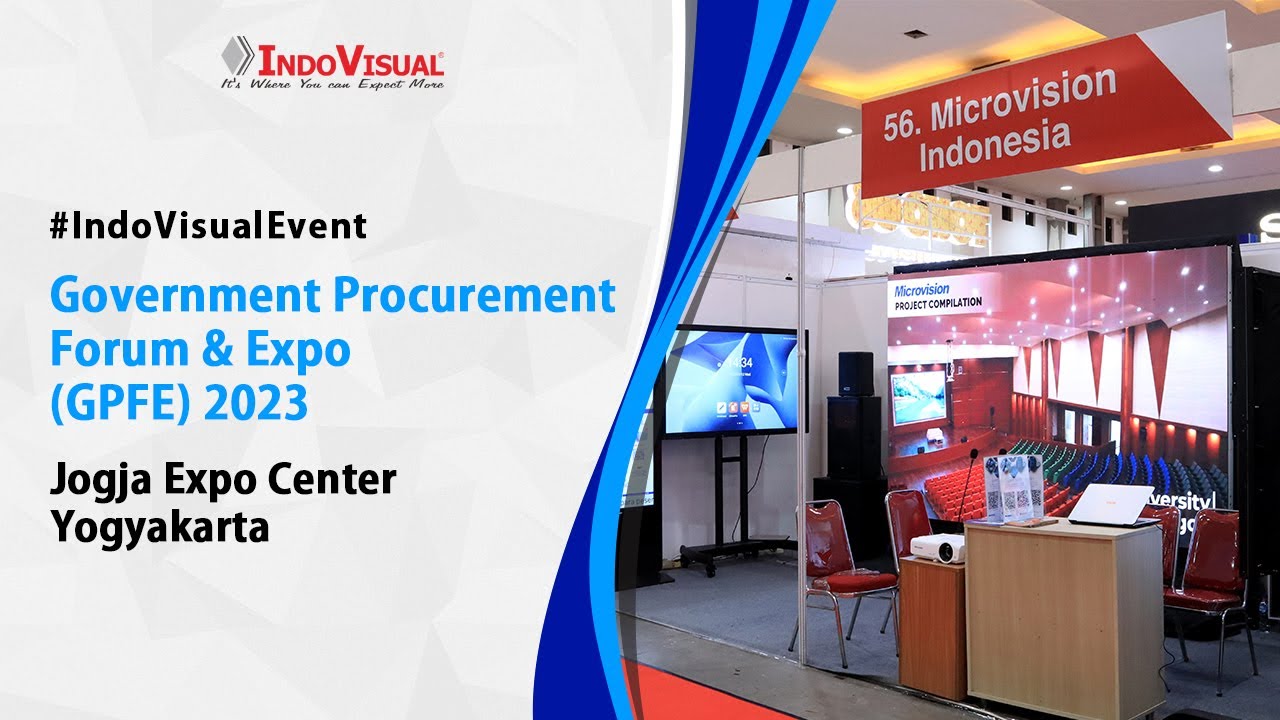 Government Procurement Forum & Expo (GPFE) 2023 at Jogja Expo Center Yogyakarta - YouTube