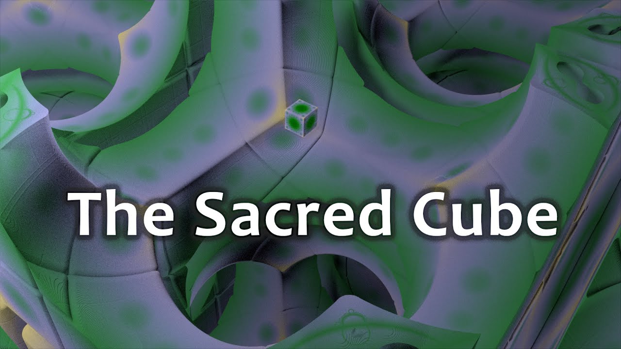 The Sacred Cube - Journey to the center of the Mandelbox fractal - YouTube