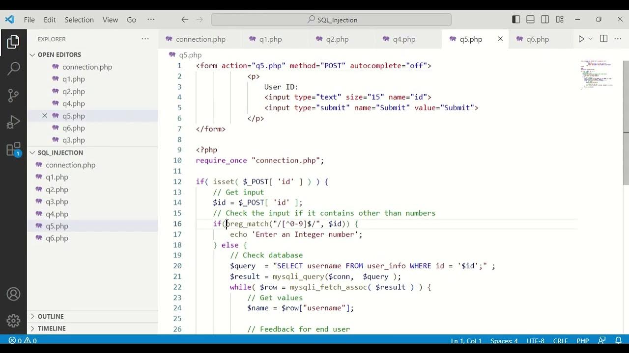 SQL Injection Attack Prevention - Input Validation - YouTube