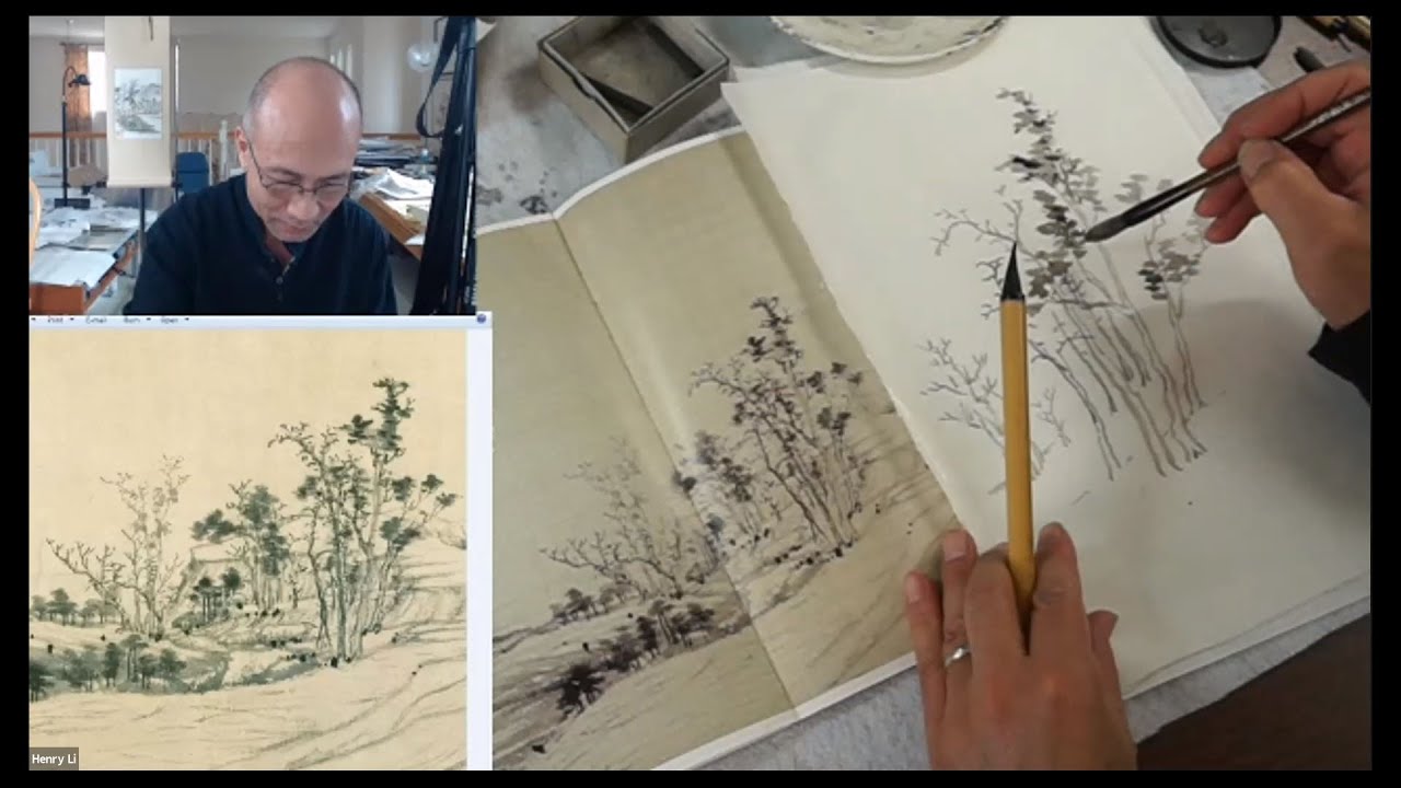 Henry Li's Classical Chinese Landscape Painting Zoom Class Lesson 11 ...