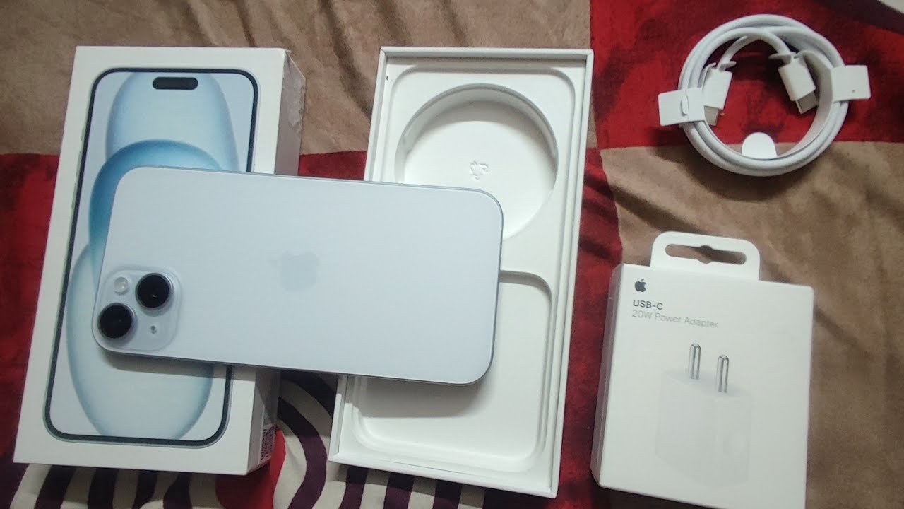 Delivery Man unboxing video|| Iphone 15 plus|| Open box delivery # ...
