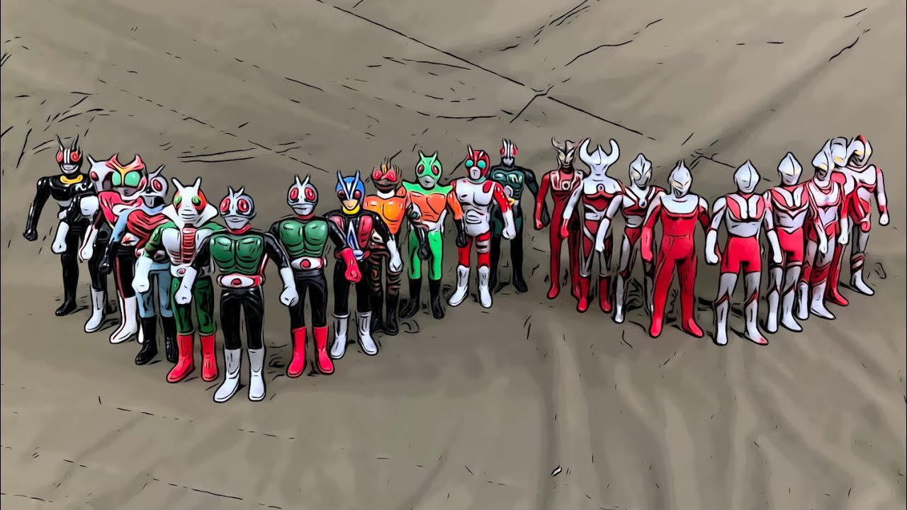 Showa Ultraman & Kamen Rider | Tokusatsu History Comparison | LJPL ...