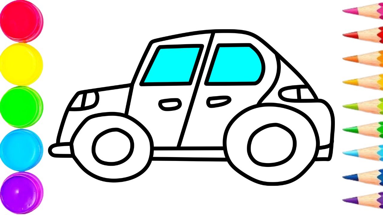 How to Draw & Paint a Fast Car || #96 - YouTube