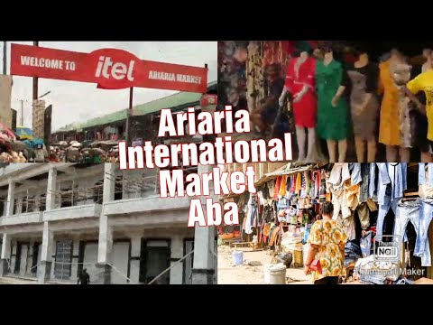Aba Shopping centre/ Ariaria International Market - YouTube