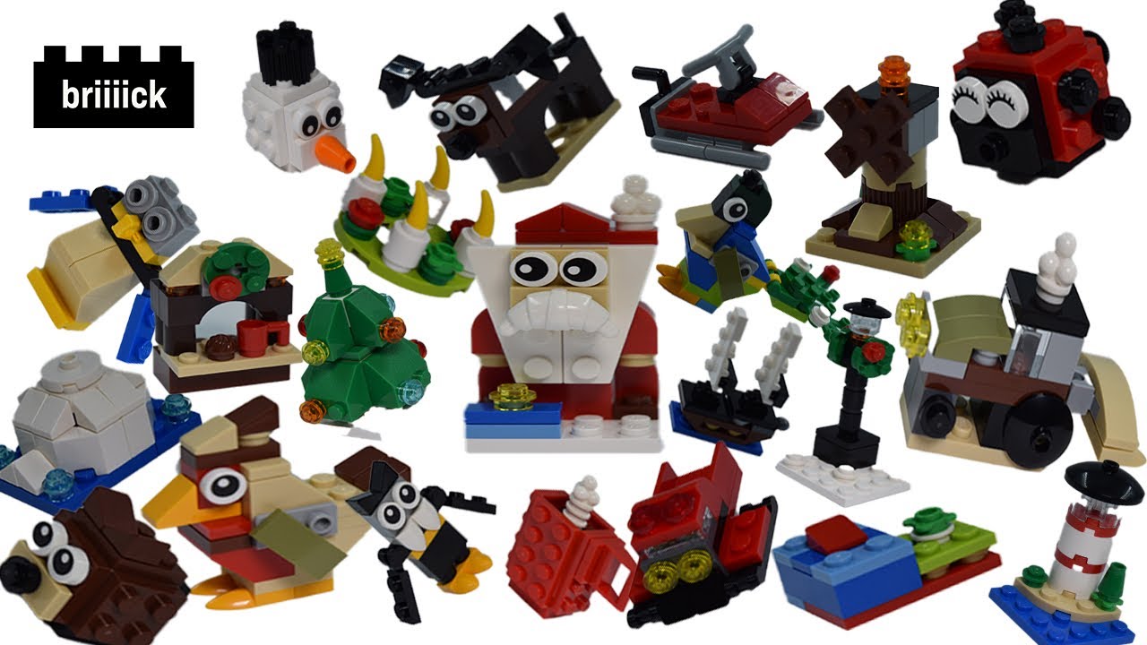 LEGO Christmas Build Up 24in1 40253 Speed Build - YouTube