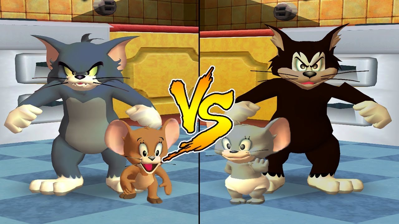 Tom and Jerry in War of the Whiskers HD Tom Vs Jerry Vs Nibbles Vs ...