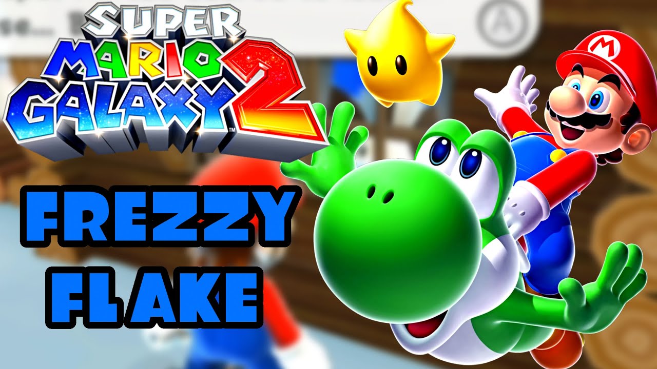 Super Mario Galaxy 2 100% Walkthrough 🌌 Freezy Flake Galaxy & Comet ...