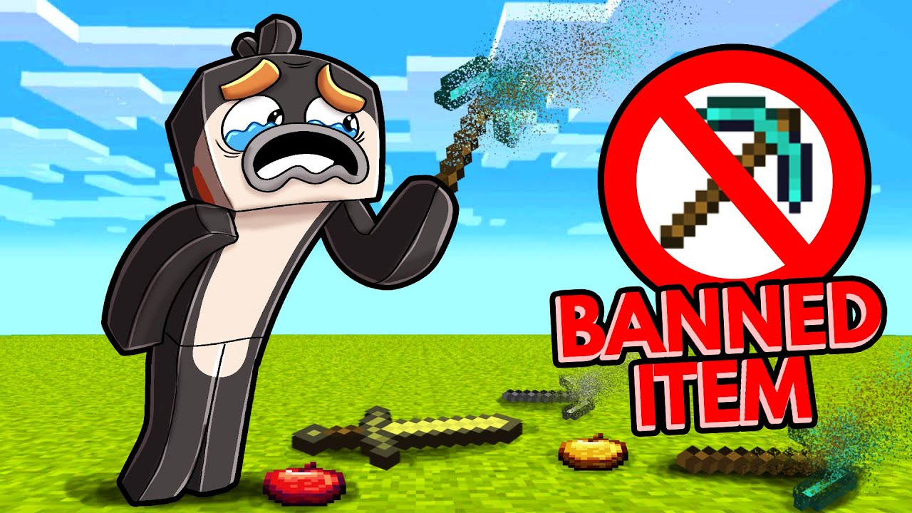 Minecraft BUT Items are BANNED Every 30 Seconds - YouTube