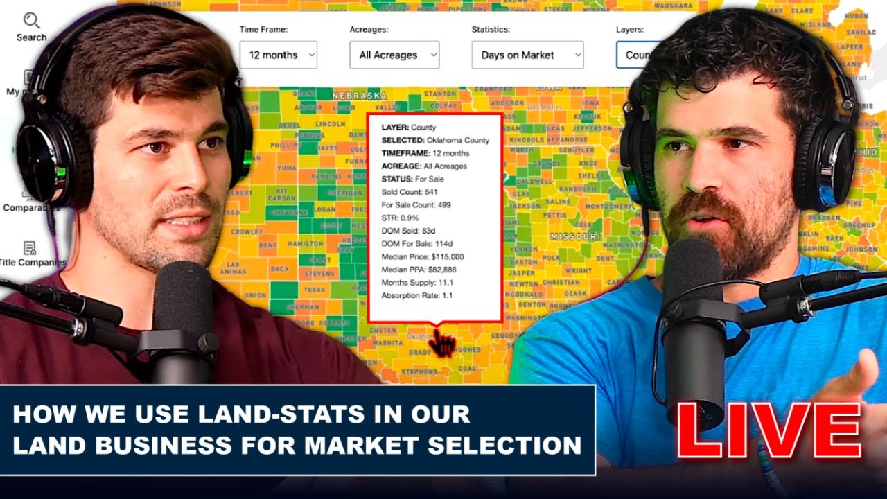 How We Use Land Stats In Our Land Business For Market Selection | PART ...