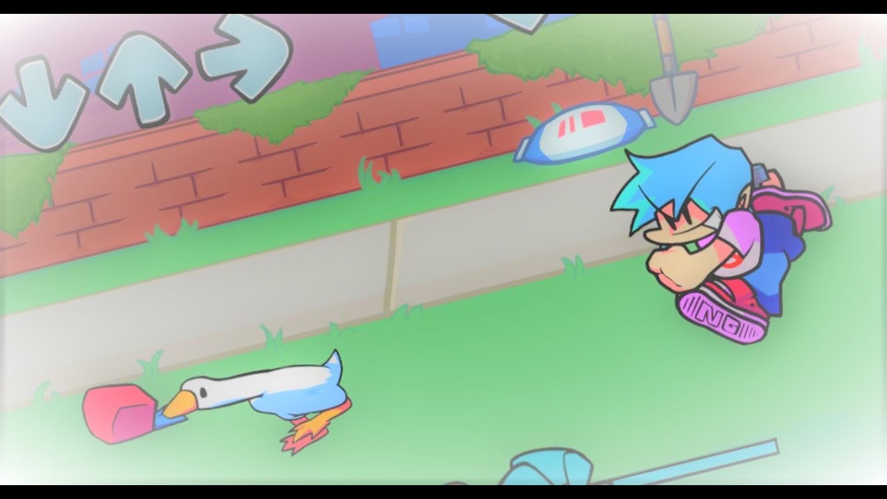 [friday night funkin] あのカモのゲームがFNFに来たぞ――― - YouTube