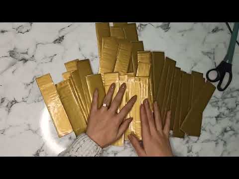 AVİZE NASIL YAPILIR? Kartondan harika avize yapımı. Kendin yap. How to make a chandelier? (Crafts).